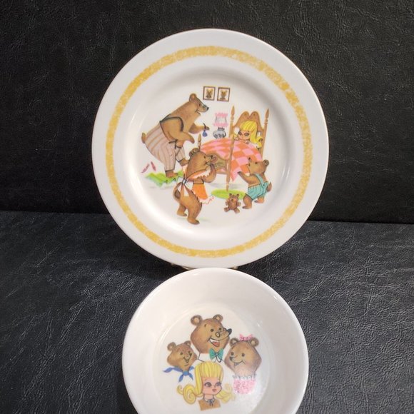 Oneida | Dining | Vintage Oneida Deluxe Goldilocks And The Three Bears ...